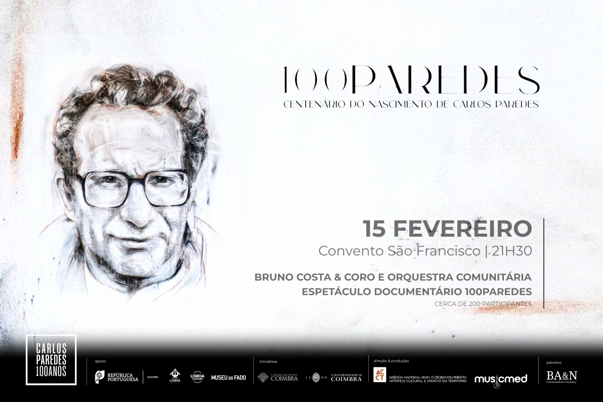 Concerto "100Paredes" celebra o centenário do nascimento de Carlos Paredes